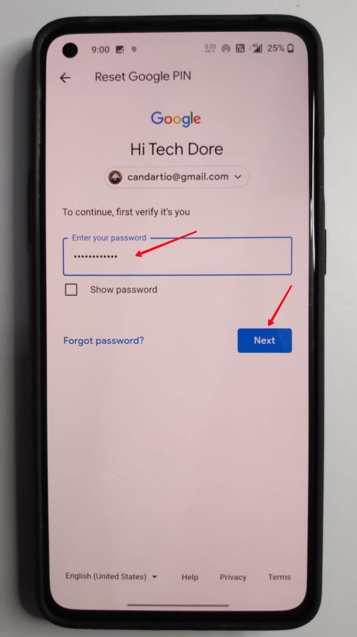 Forget Google Pay Login PIN : Here's How to Recover or Reset It - Mobmet