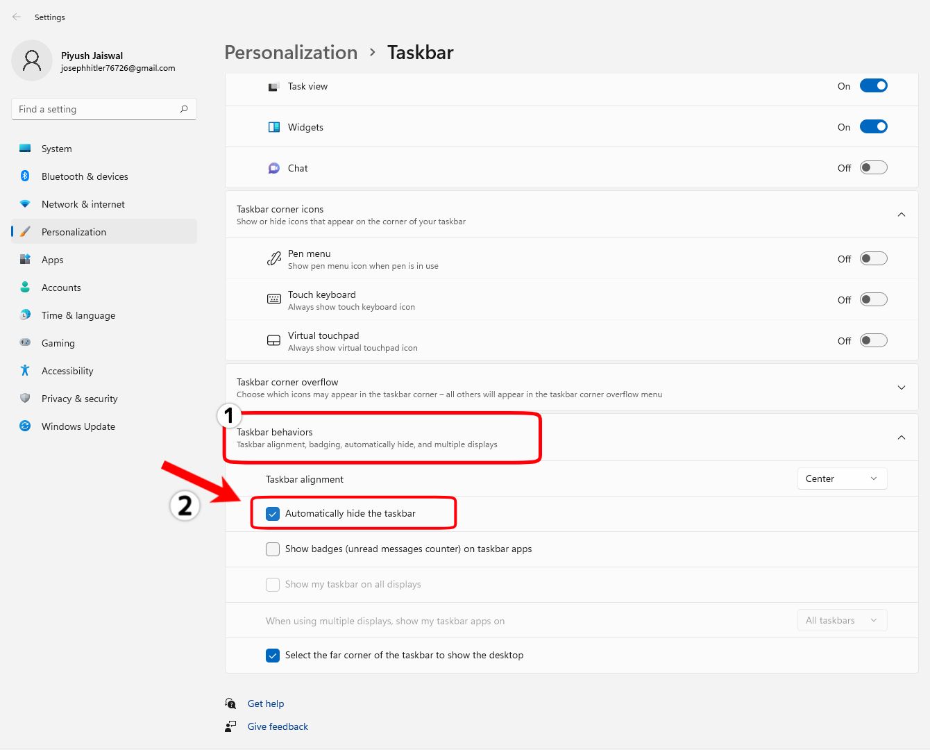 How to Hide Taskbar in Windows 11 - Mobmet