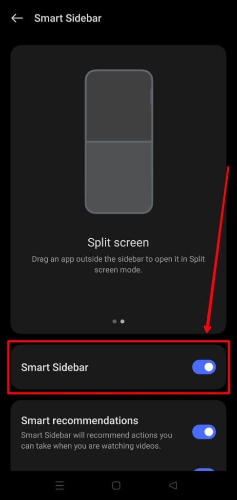 How to Enable/Disable Smart Sidebar on OnePlus OxygenOS 13 - Mobmet